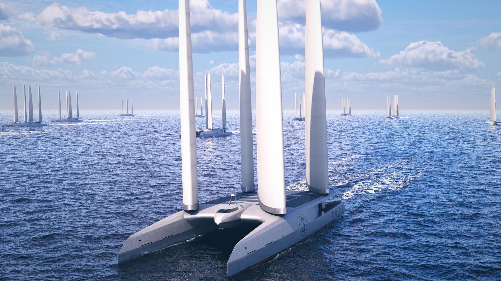 DRIFT Energy reveals 58m "true green" sailing catamaran MVY